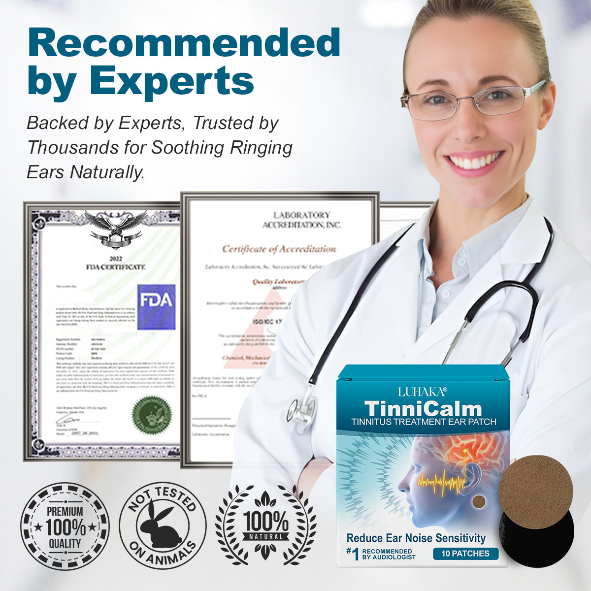Luhaka™ TinniCalm Tinnitus Treatment Ear Patch (Best Sales) – Bodithinology